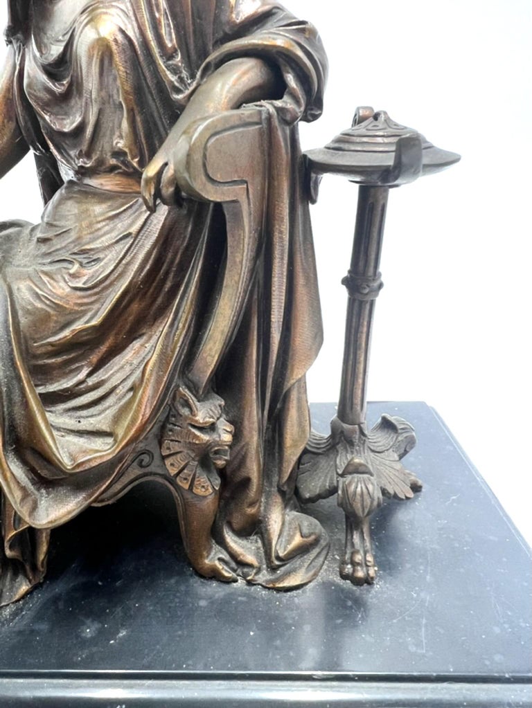 Bronze Sculpture of a Lady by Leon Pillet, 1800 at 1stDibs