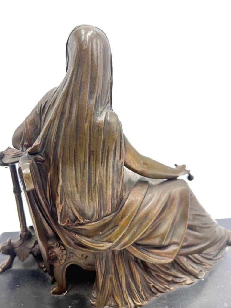 Bronze Sculpture of a Lady by Leon Pillet, 1800 at 1stDibs