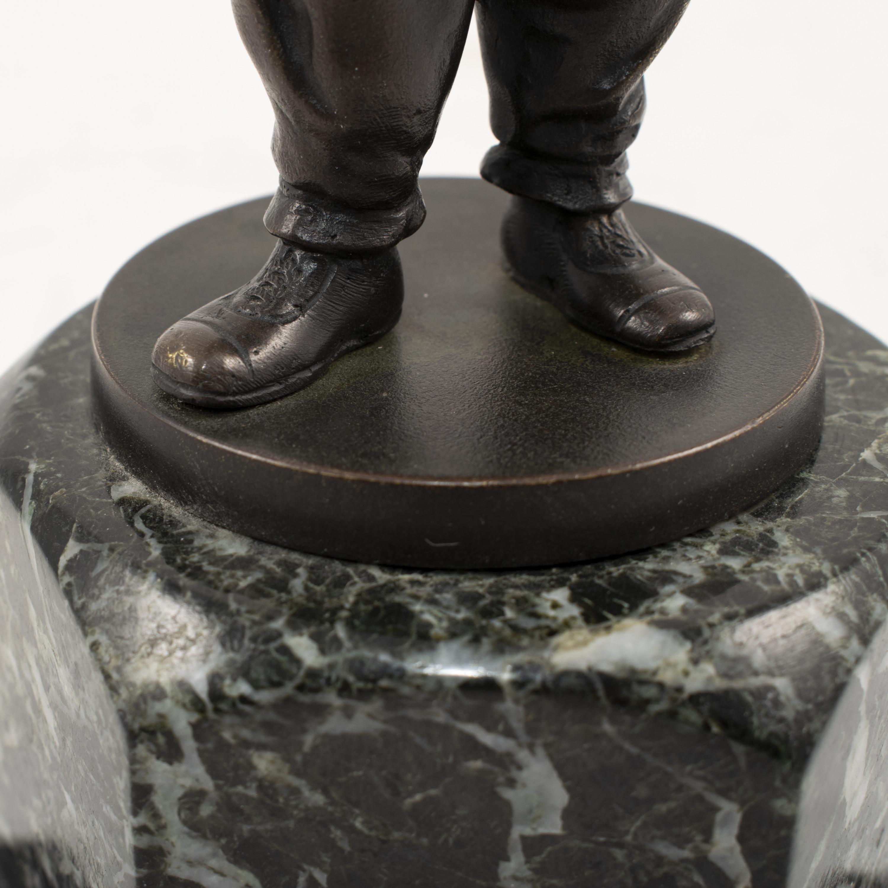 Bronze Sculpture of Charles Lindbergh. Preiss and Kassler at 1stDibs ...