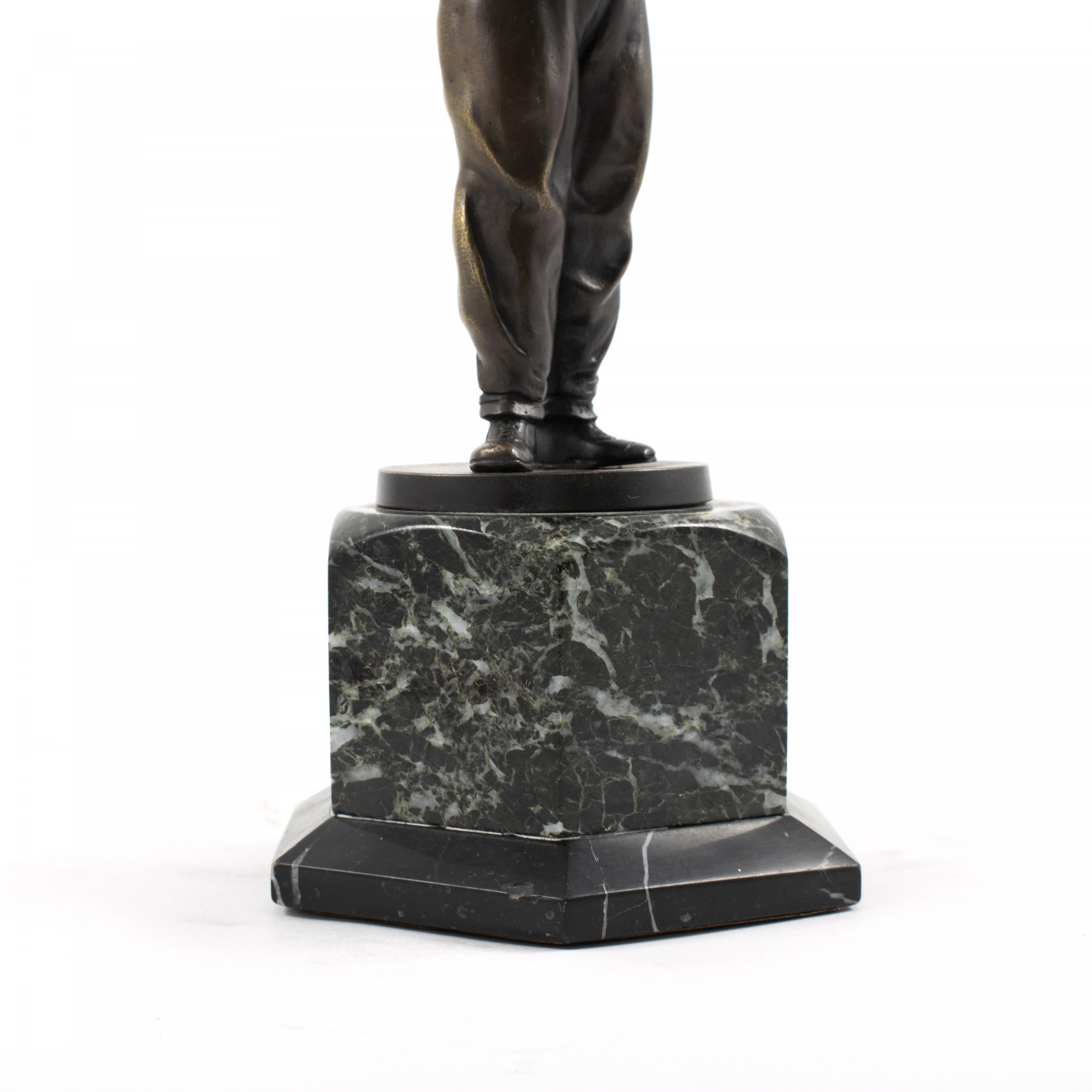 Bronze Sculpture of Charles Lindbergh. Preiss and Kassler at 1stDibs ...