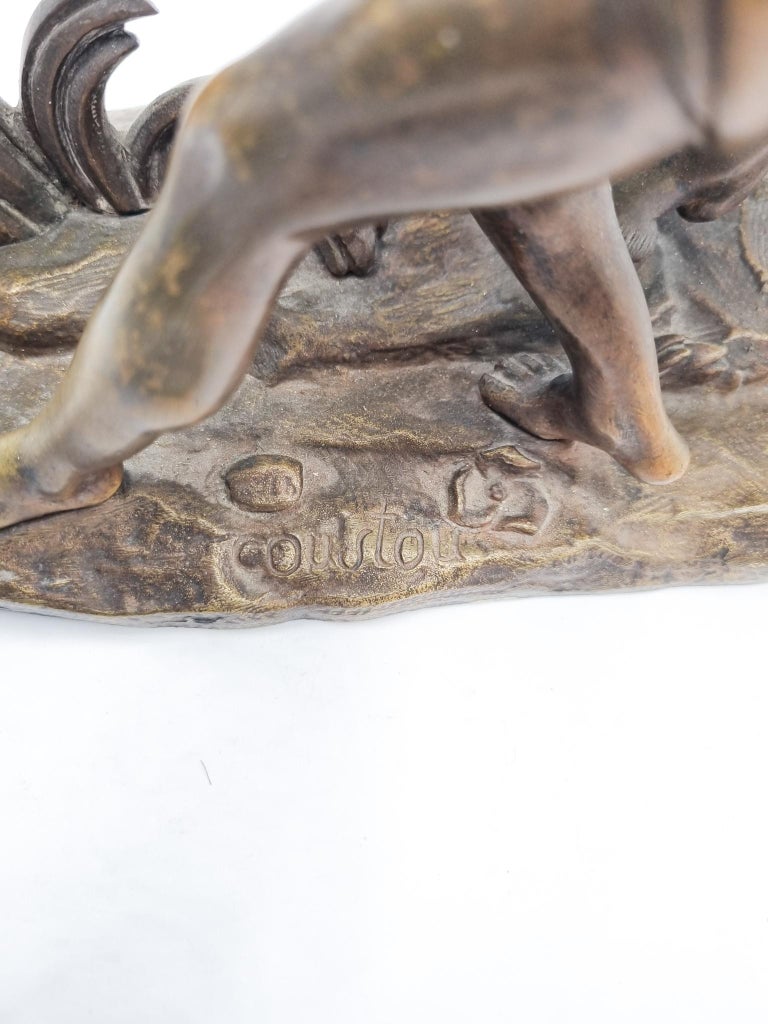 Bronze Sculpture of Horse with Rider "Chela de Marly" by Guillaume ...