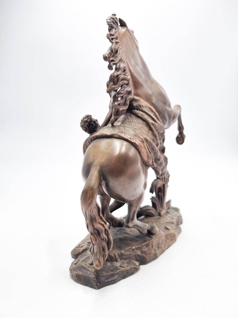 Bronze Sculpture of Horse with Rider "Chela de Marly" by Guillaume ...