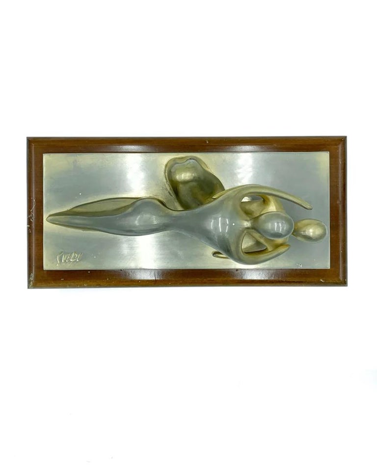 Bronze Sculpture of Two Lovers by Virgilio Guidi, 1970s For Sale at 1stDibs