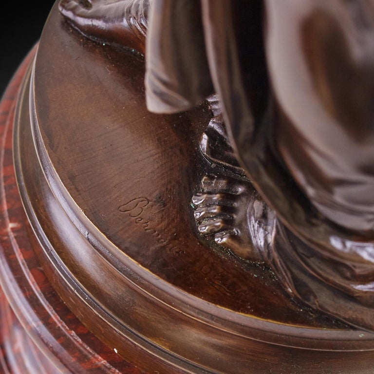 Bronze Sculpture of Victorian Women from 19th Century For Sale at 1stDibs
