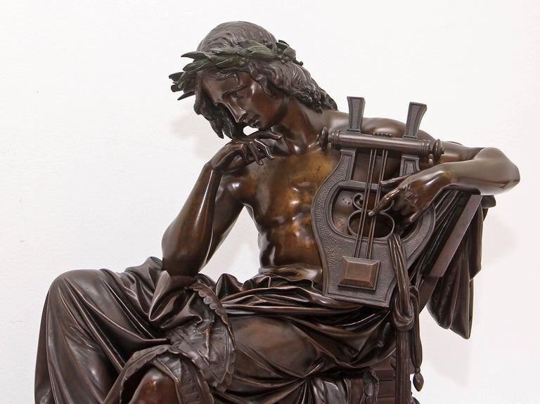 Large Bronze Sculpture "Orpheus" at 1stDibs
