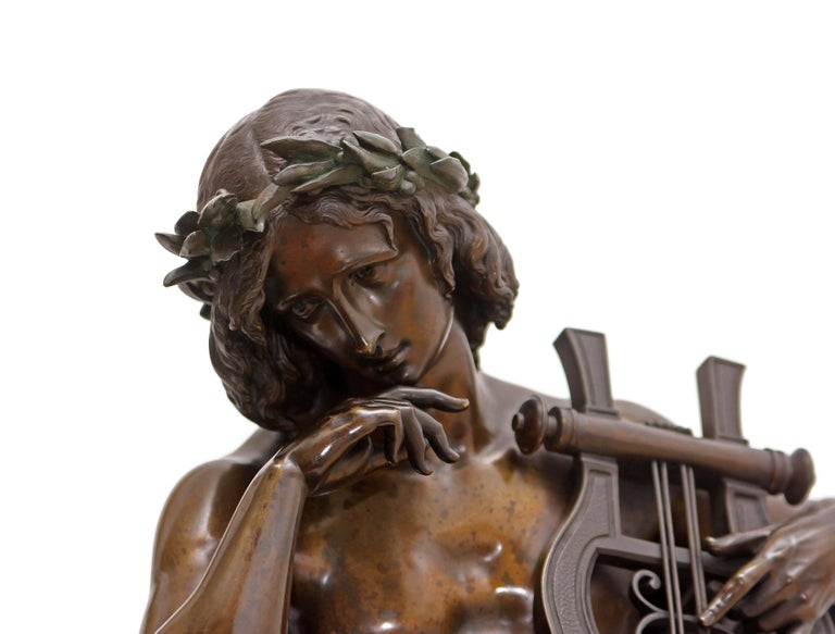 Large Bronze Sculpture "Orpheus" at 1stDibs