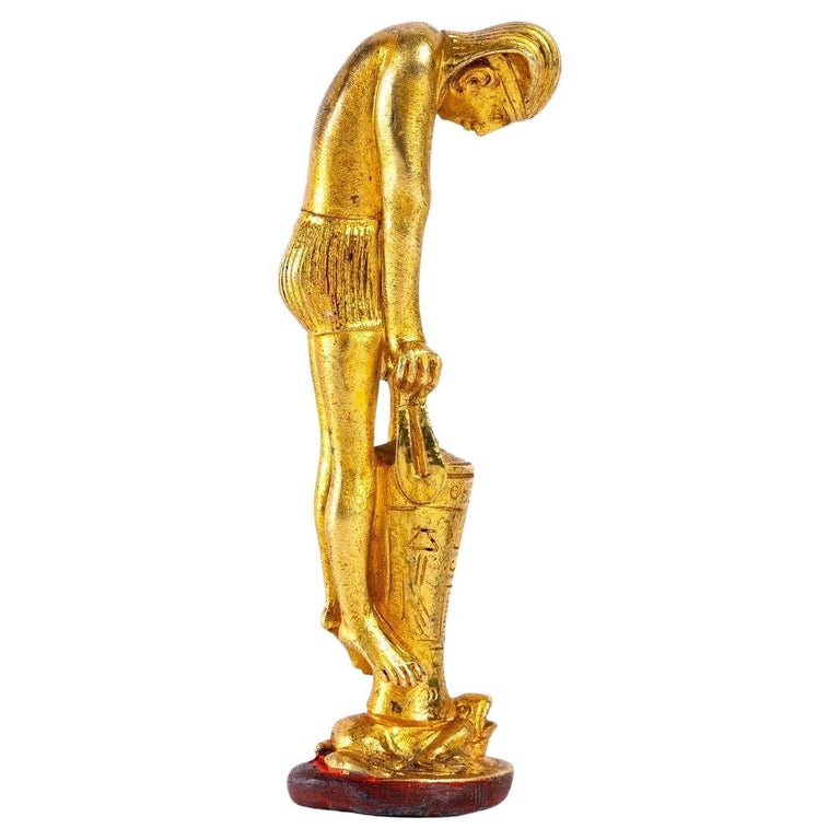 Bronze Seal, Original Mercury Gilding Early 19 Century at 1stDibs