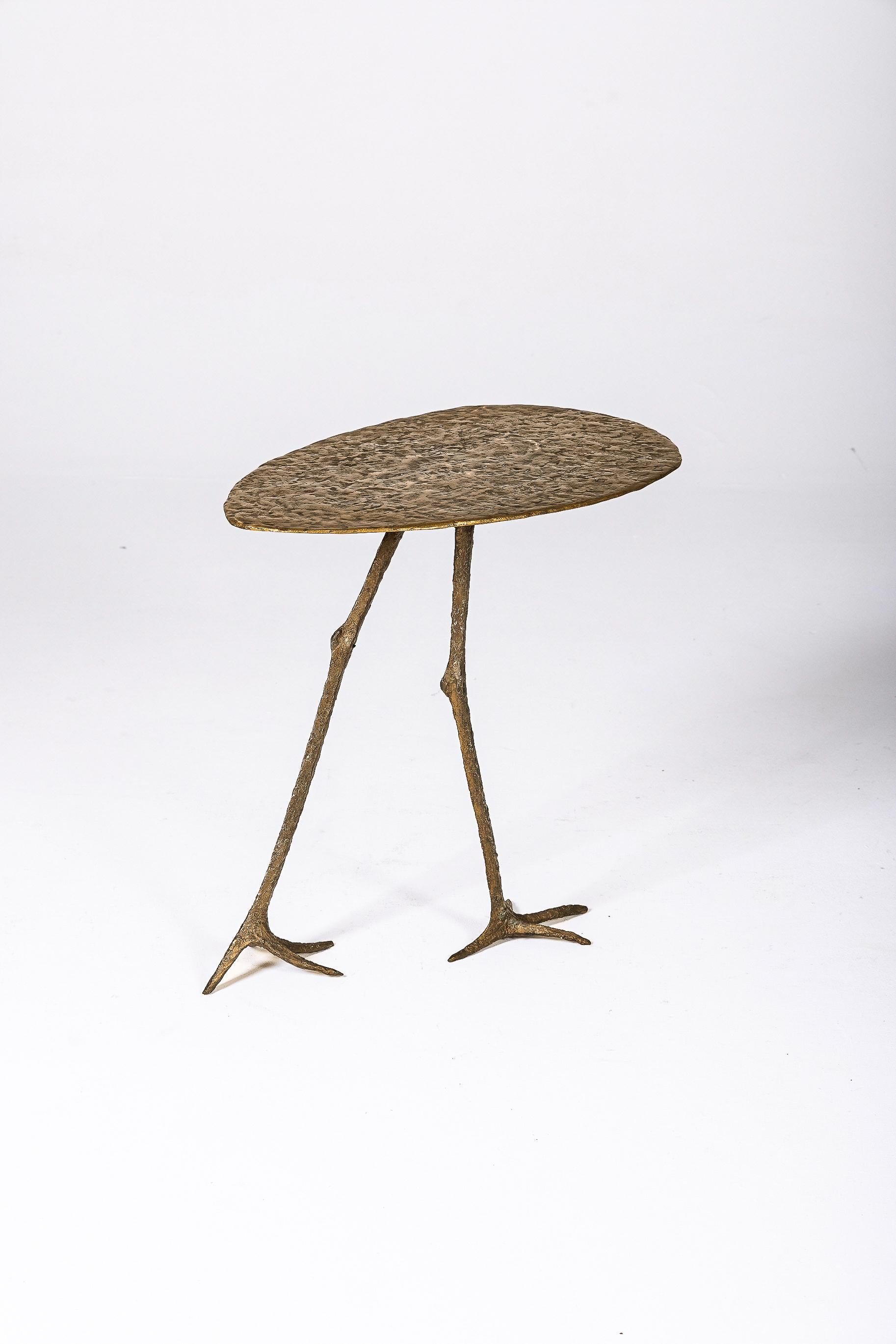 Bronze Side Table Sylvie Mangaud, 2018 For Sale at 1stDibs