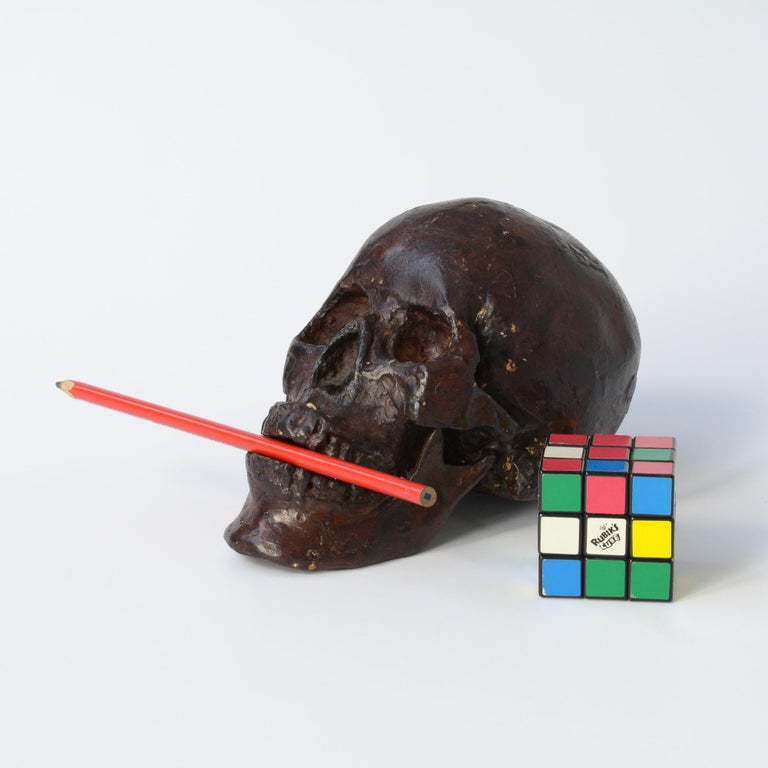 Bronze Skull Sculpture at 1stDibs | skull sculptures for sale, skull ...