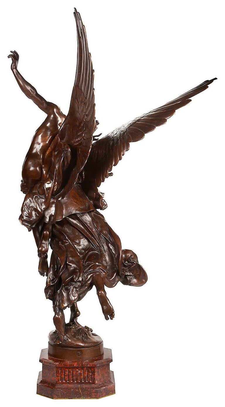 Bronze statue of Gloria Victis, circa 1880, by Barbedienne For Sale at ...
