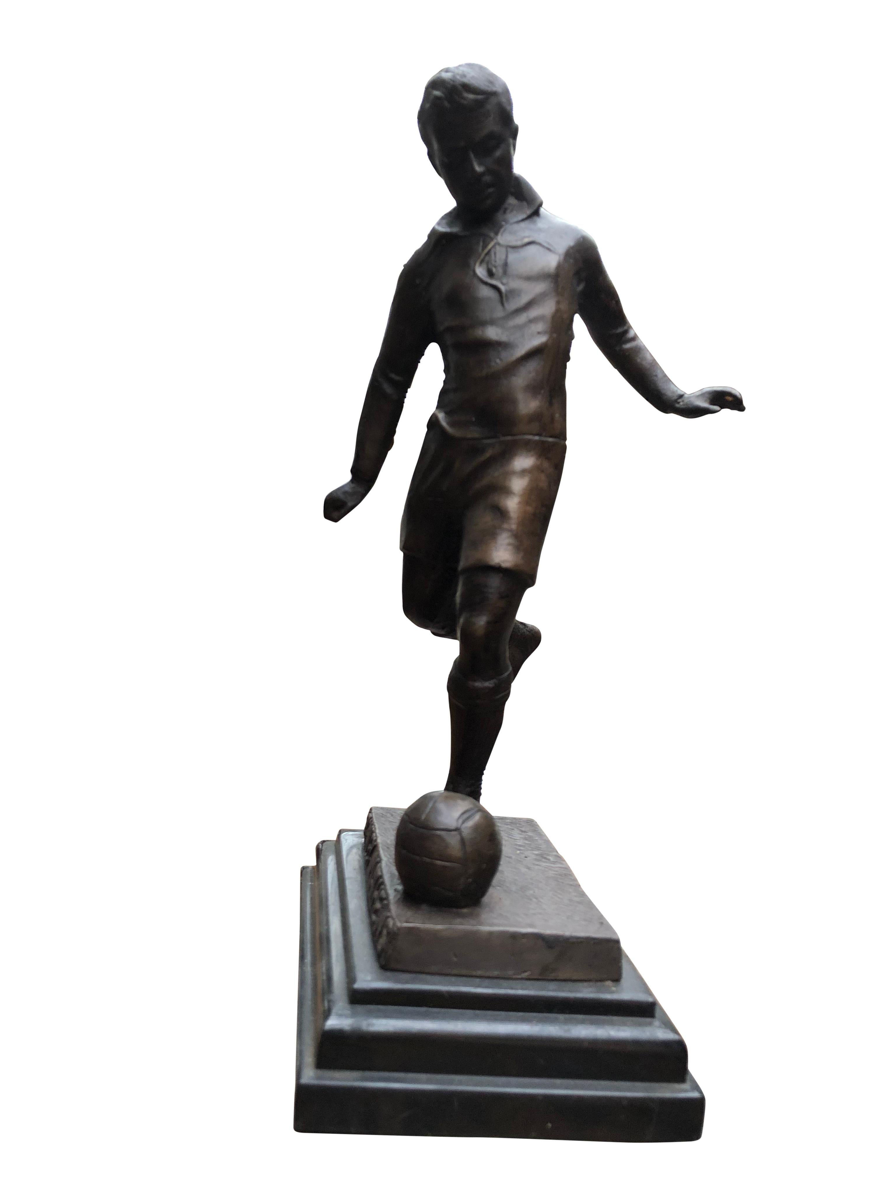 Bronze Statue Stanley Matthews English Football Soccer, 20th Century ...