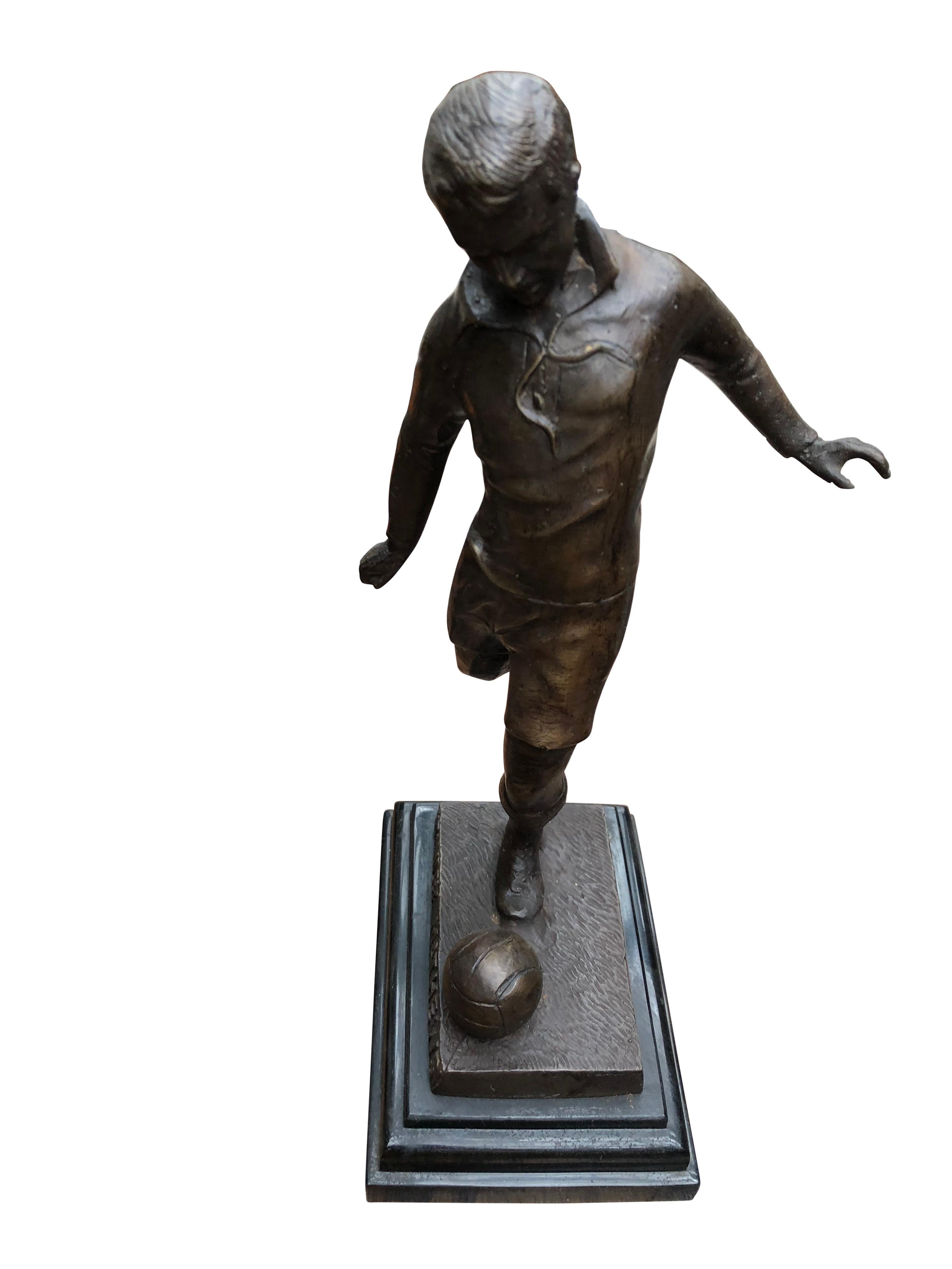 Bronze Statue Stanley Matthews English Football Soccer, 20th Century ...