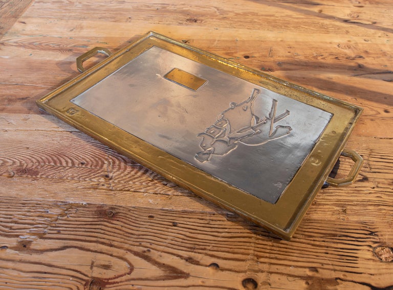 Bronze Tray by the Artist David Marshall Made for the 1985 Award For ...