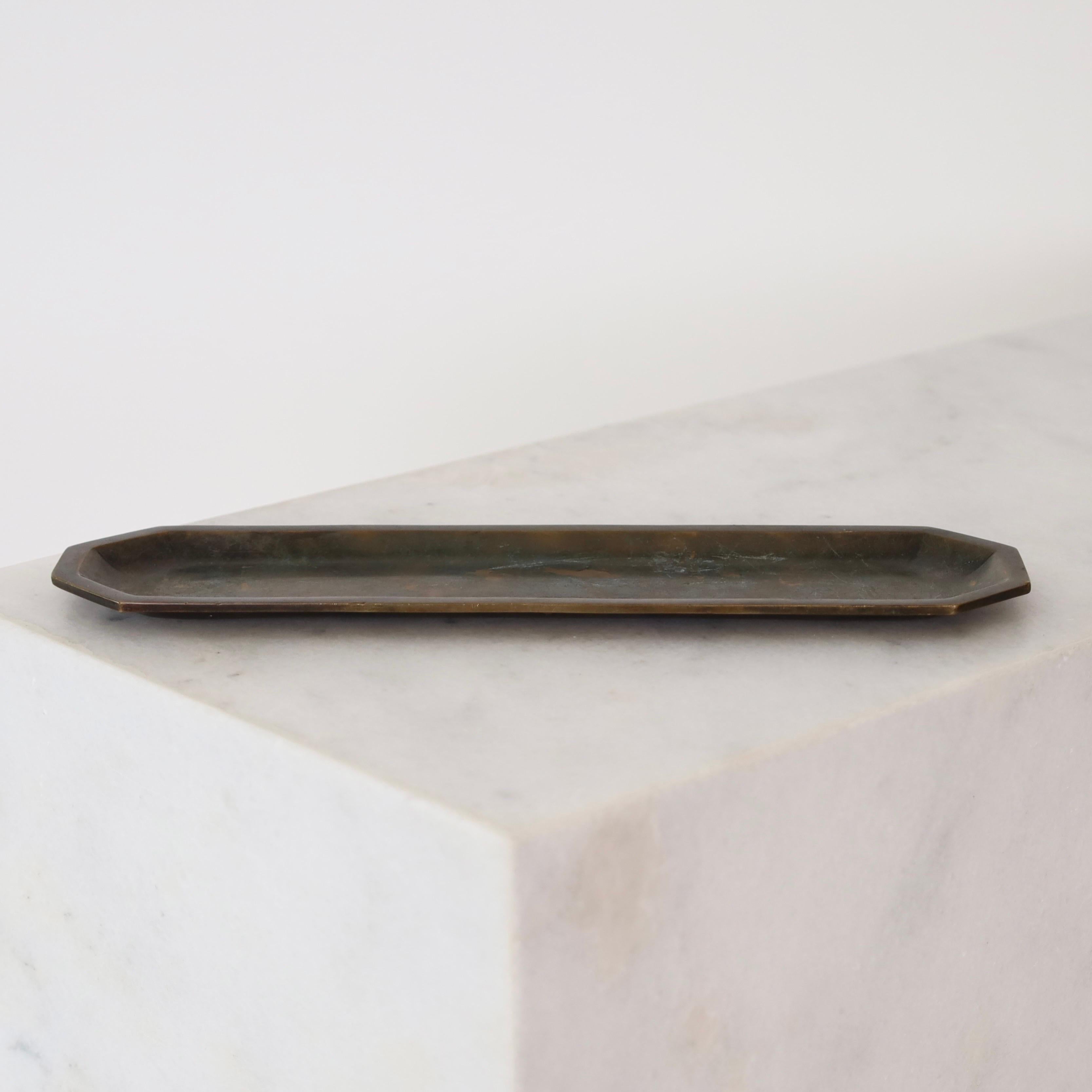 Bronze tray made by Just Andersen, 1920s, Denmark For Sale at 1stDibs