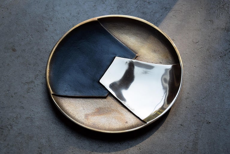 Bronze Vase and Pocket Emptier, Italy, 1980 For Sale at 1stDibs