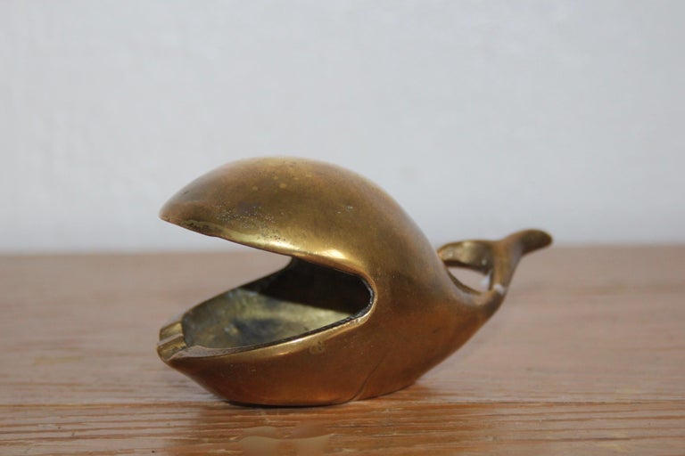 Bronze Whale Ashtray For Sale at 1stDibs