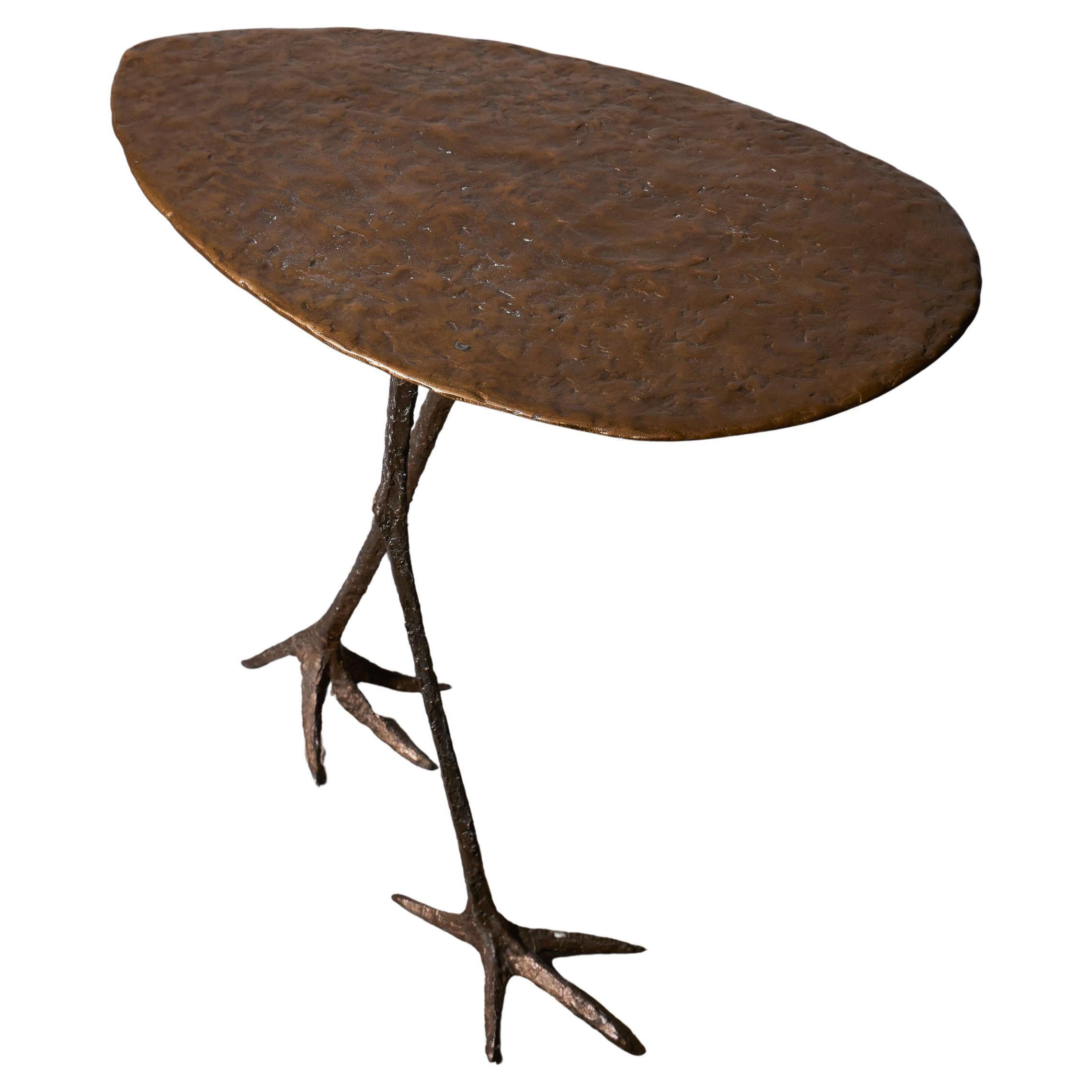 Bronze zoomorphic table by Sylvie Mangaud For Sale at 1stDibs