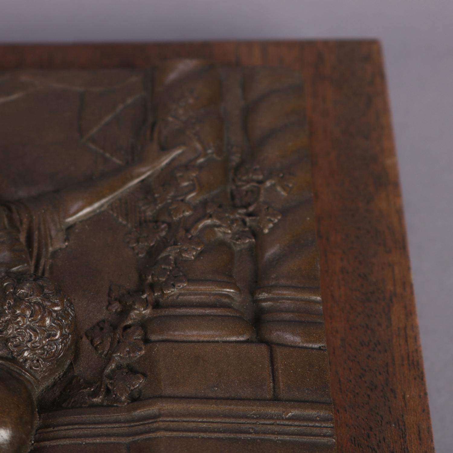 Bronzed High Relief Plaque Depicts Shakespeare's Classic Romeo and ...