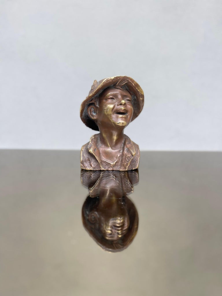 Bronzo Scugnizzo Napoletano, Scultura Bronzea, Vintage, Bronze, xx ...