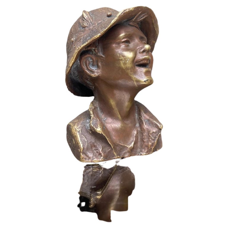 Bronzo Scugnizzo Napoletano, Scultura Bronzea, Vintage, Bronze, xx ...