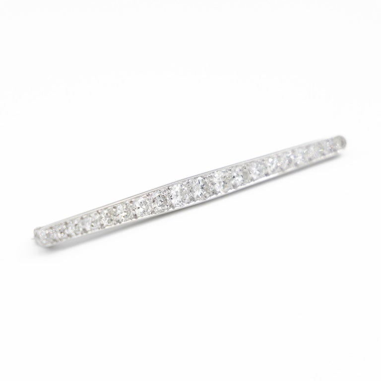 Brooch White GoldDiamond For Sale at 1stDibs