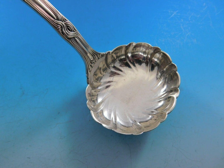 Broom Corn by Tiffany and Co. Sterling Silver Gravy Ladle Swirl Ruffled ...