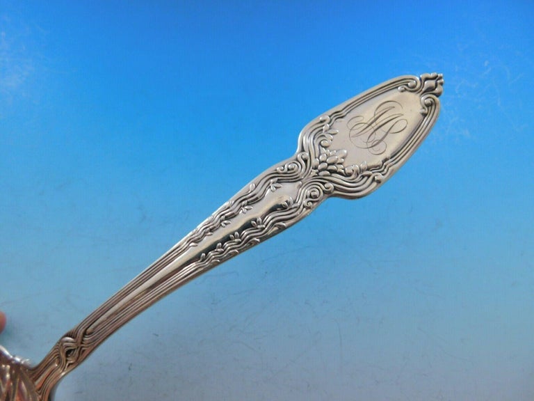 Broom Corn by Tiffany and Co. Sterling Silver Gravy Ladle Swirl Ruffled ...