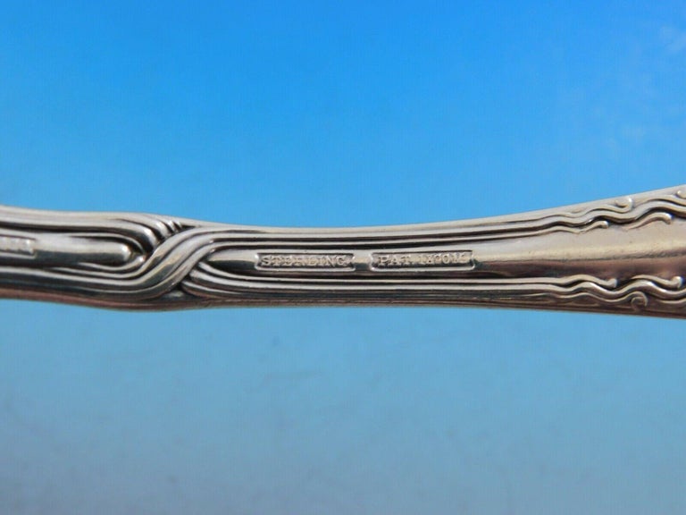 Broom Corn by Tiffany and Co. Sterling Silver Gravy Ladle Swirl Ruffled ...