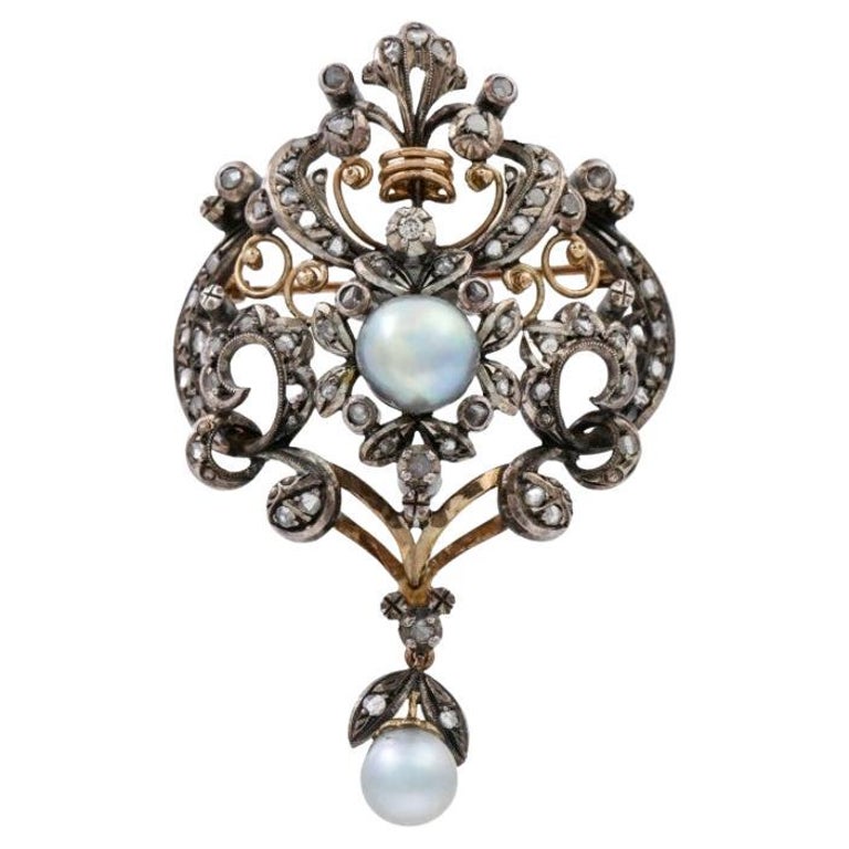 Brosche in the Style of Historicism For Sale at 1stDibs