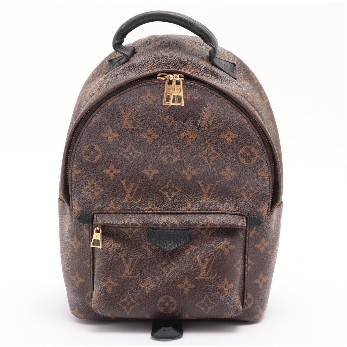 Brown and tan Monogram coated canvas Louis Vuitton Palm Springs PM backpack For Sale at 1stDibs ...