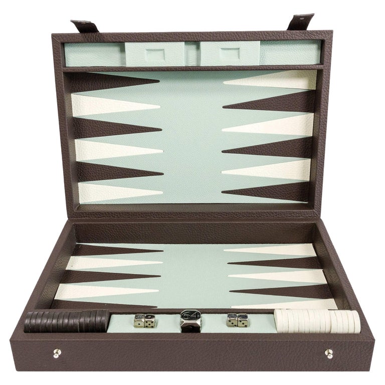 Brown Backgammon Box Game For Sale at 1stDibs