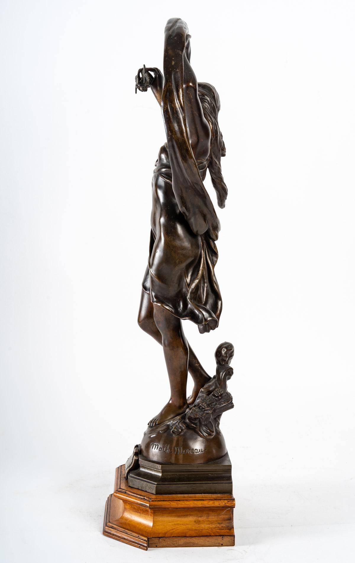 Brown Bronze Sculpture "The Dew" at 1stDibs