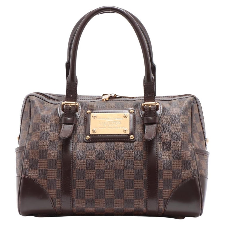 Brown Damier Ebene coated canvas Louis Vuitton Berkeley bag with dark ...
