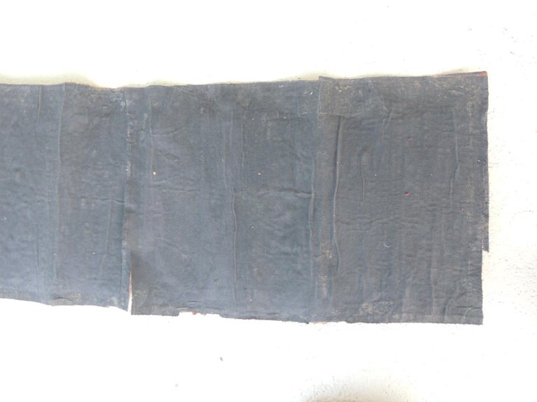 Brown Deco Style Embossed Leather Panel at 1stDibs