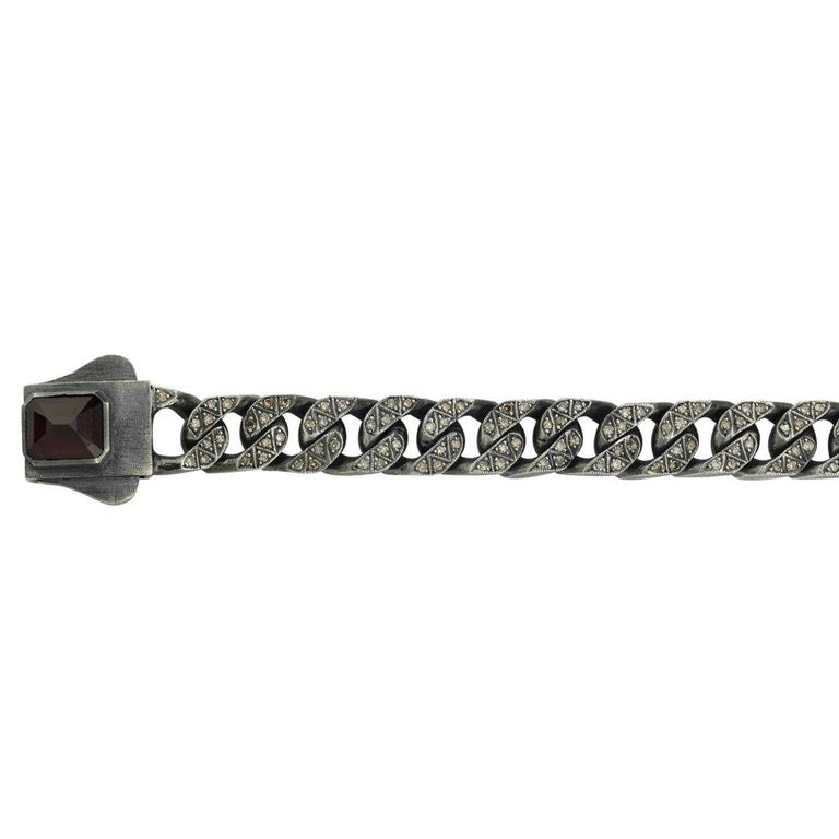 Brown Diamond Chain Bracelet For Sale at 1stDibs
