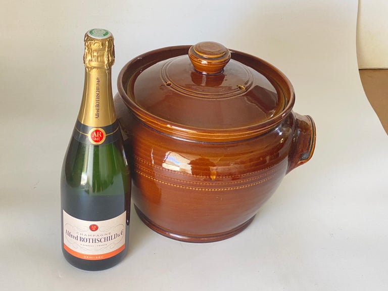 Brown Glazed Lidded Stoneware Soupe Tureen England Large Size, circa ...