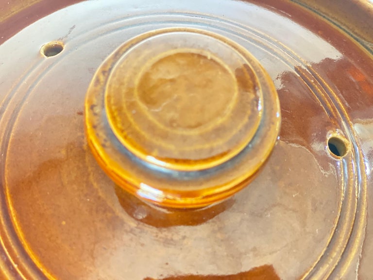 Brown Glazed Lidded Stoneware Soupe Tureen England Large Size, circa ...