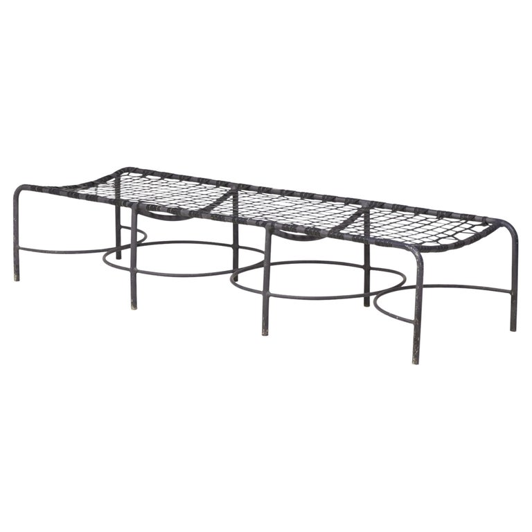 Brown Jordan American Mid-Century Outdoor Aluminum Sun Chaise / Bench ...