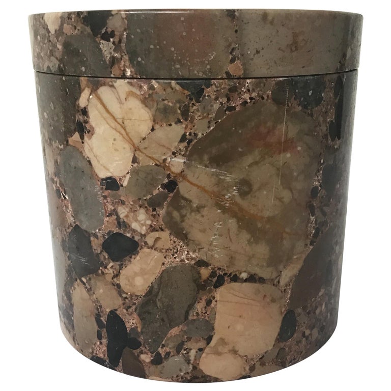 Brown Marble Box at 1stDibs