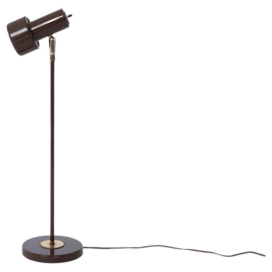 Danish Modern Solid Walnut Butcher Block Table Lamp by Martz For Sale ...