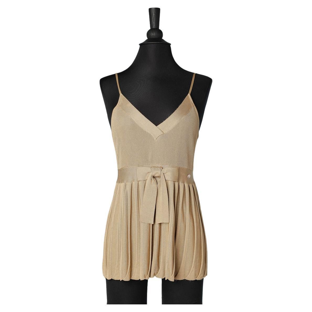 Chanel 11A Black and Ivory Long Sleeve Runway Top at 1stDibs