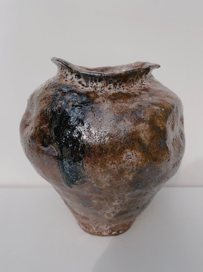 Brown Rituals Vase by Lisa Geue For Sale at 1stDibs