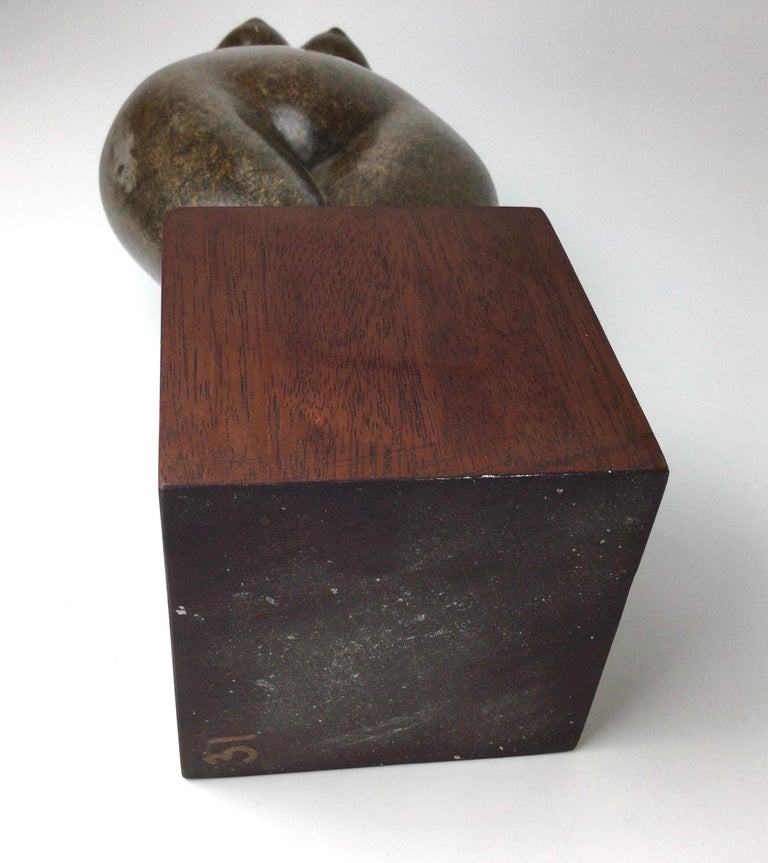 Brown Serpentine”Torso” Sculpture by Mitsaiati Kagore at 1stDibs