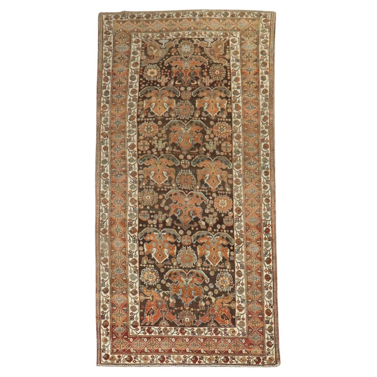 Brown Tribal Persian Kurd Rug For Sale at 1stDibs