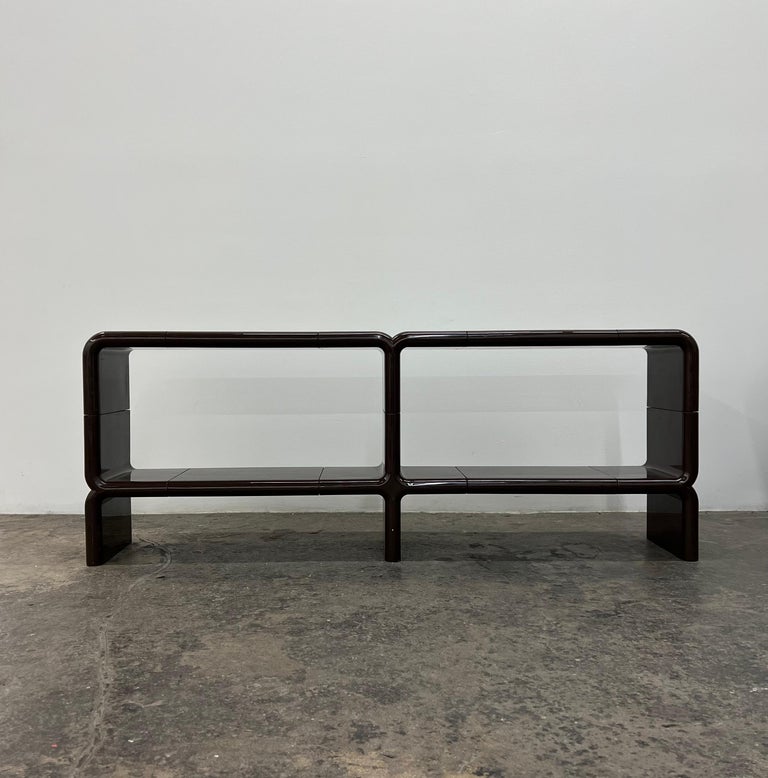 Brown "Umbo" Modular Console by Kay Leroy Ruggles, 1970 For Sale at 1stDibs