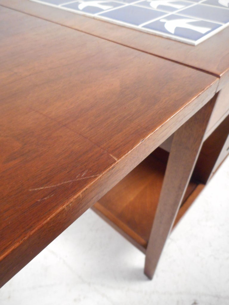 Broyhill Brasilia Drop-Leaf Console Table For Sale at 1stDibs