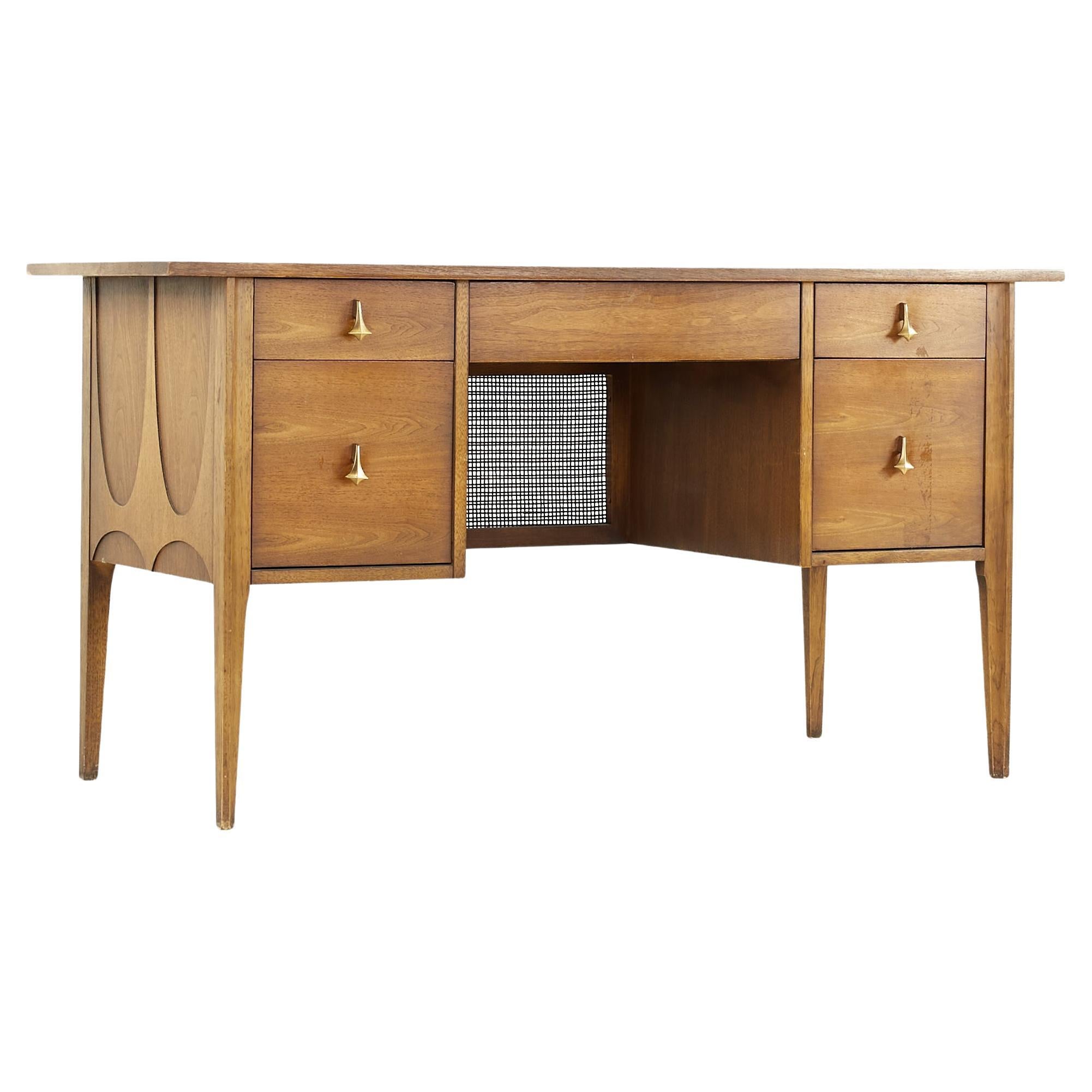 Broyhill Brasilia Premier Walnut Desk at 1stDibs | broyhill desk ...