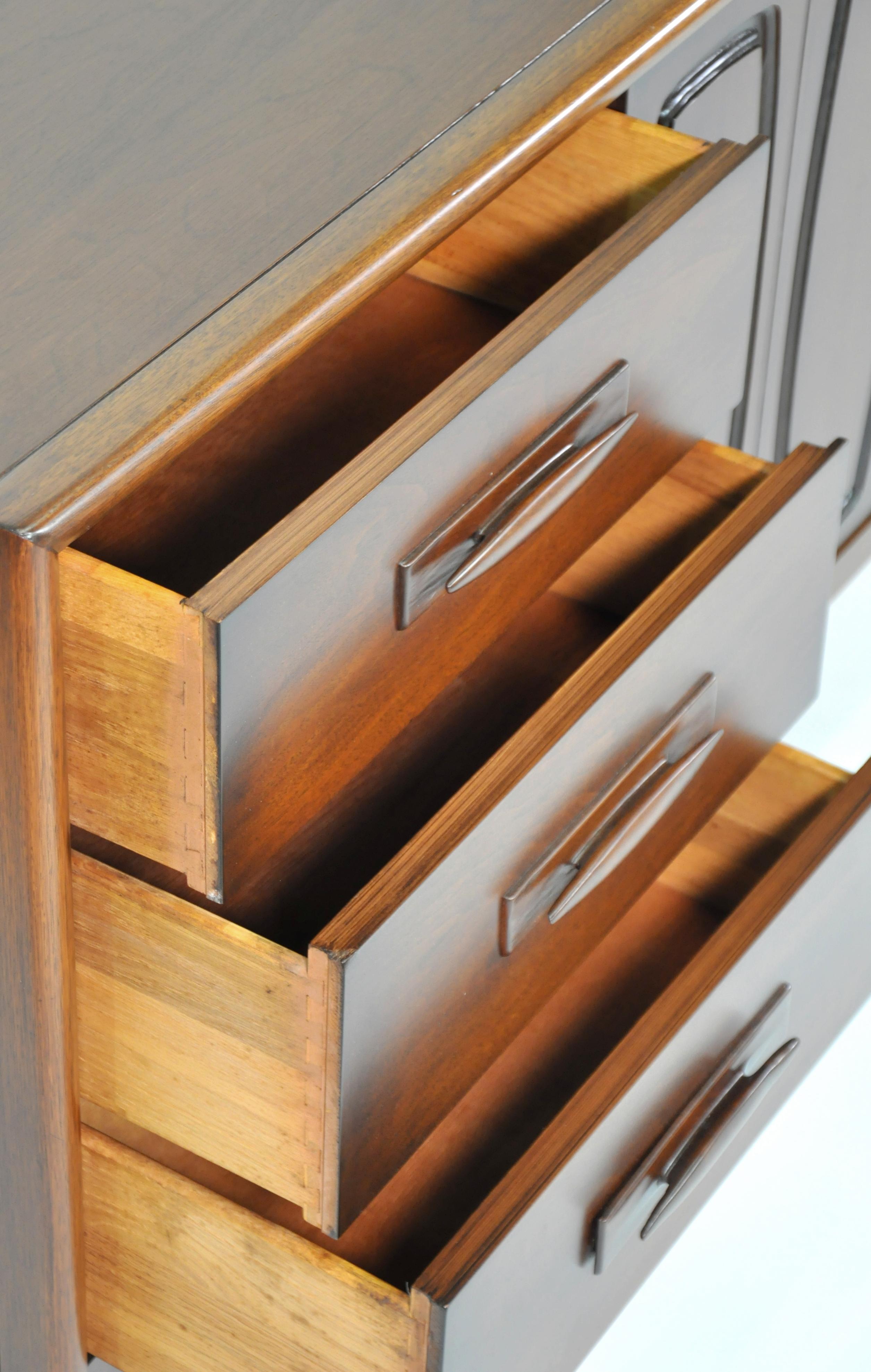 Broyhill Emphasis Walnut Triple Dresser at 1stDibs | broyhill emphasis ...