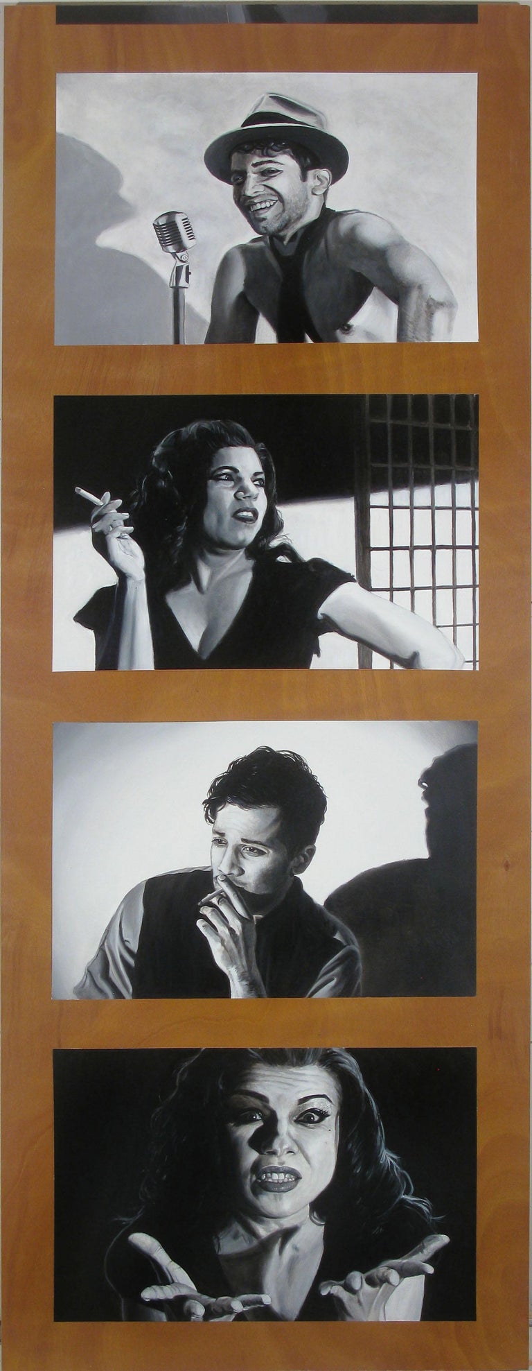 Bruce Adams - Contemporary Hyperrealist Large Portrait Film Noir Strip ...