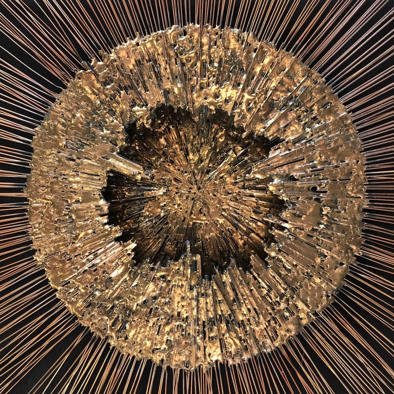 Bruce and William Friedle Monumental Metal Sunburst Sculpture at ...